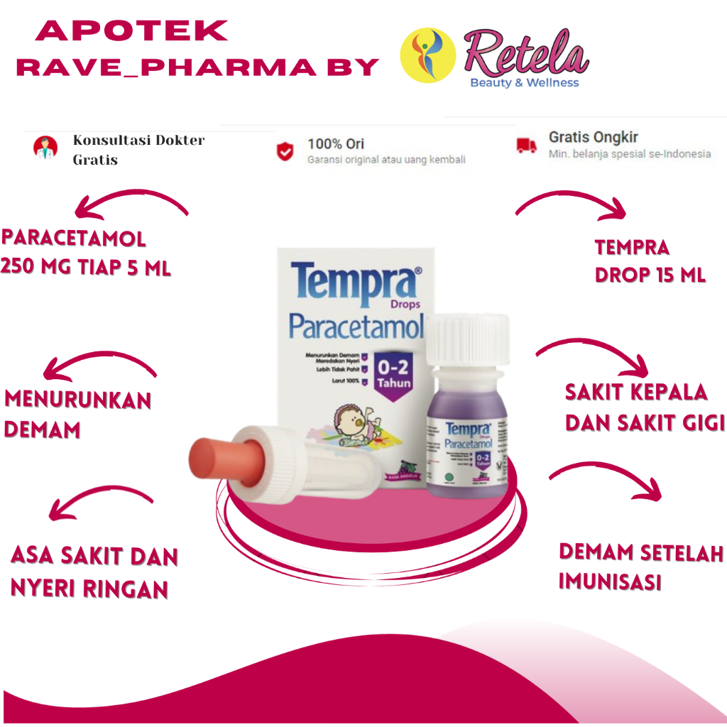 Jual TEMPRA DROPS 15ML | Shopee Indonesia