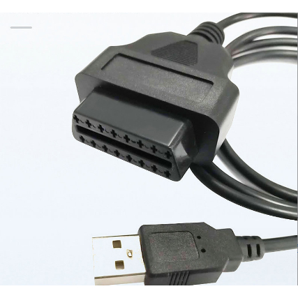 Jual Kabel OBD2 to USB Adapter Connector Cable Diagnostic Car ...