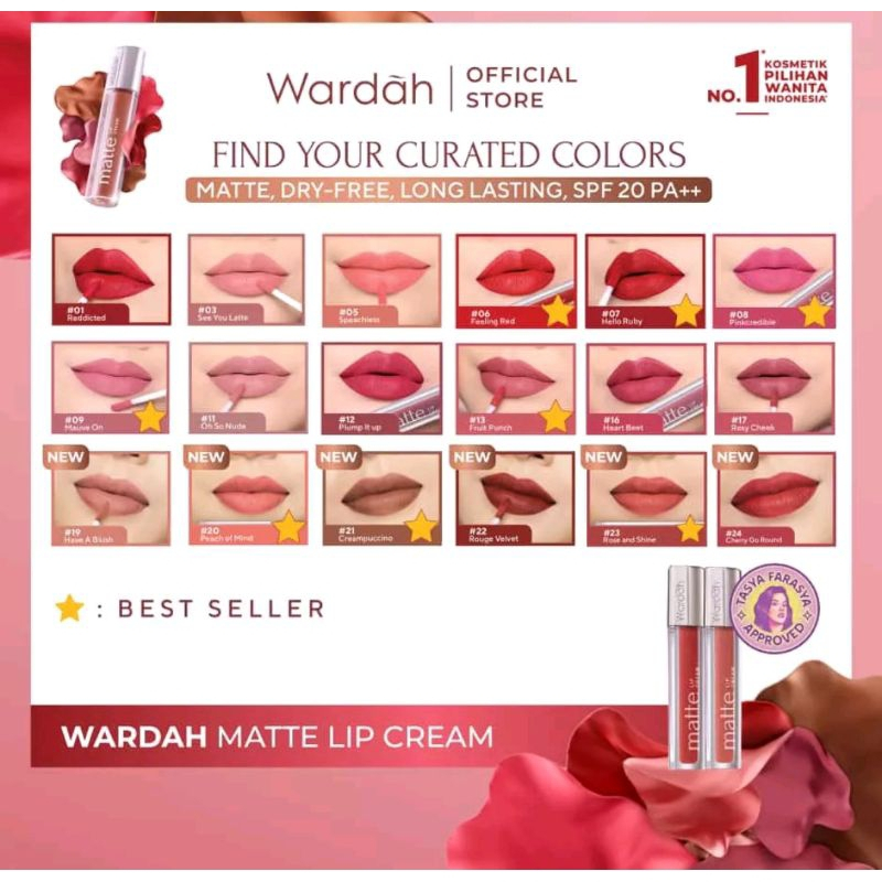 Jual Wardah Exclusive Matte Lip Cream | Shopee Indonesia