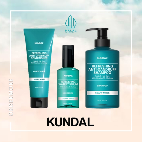 Jual Kundal Refreshing Anti Dandruff Shampoo Halal Certified & Vegan ...