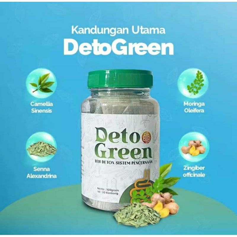 Jual Detogreen Detox sistem pencernaan dan membersihkan usus kotor bisa ...