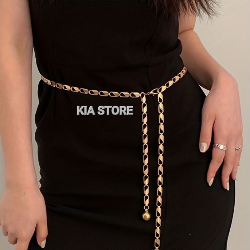 Jual IKAT PINGGANG RANTAI WANITA SABUK RANTAI WANITA BELT WANITA UNTUK ...