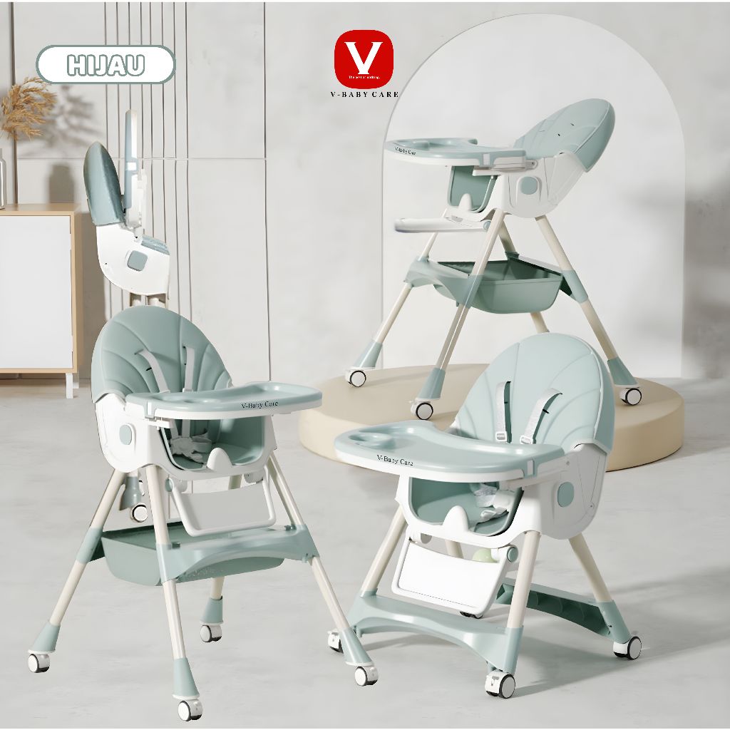 Jual V-BABYCARE kursi makan bayi /kursi makan balita BABY CHAIR MULTIFUNGSI / VBABY- G02 ...
