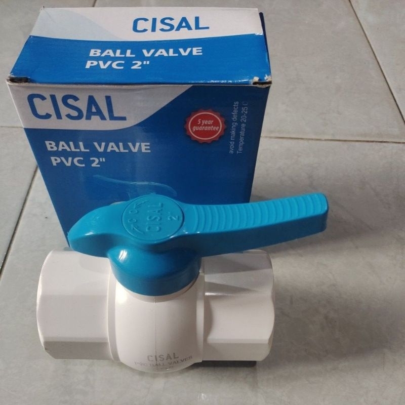 Jual CISAL ball Valve pvc 2" / CISAL ball Valve 2" PVC | Shopee Indonesia