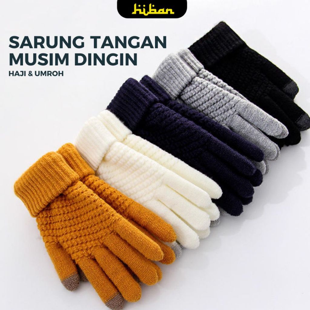 Jual Sarung Tangan Musim Dingin Perlengkapan Haji dan Umroh Pria Wanita ...