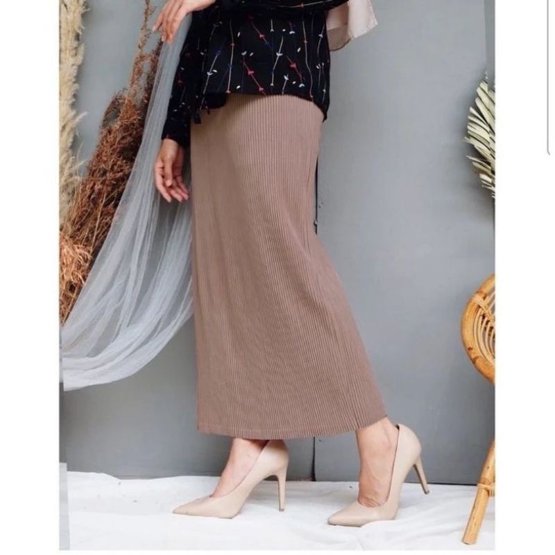 Jual Non Wavy || Rok Plisket Lidi Premium Termurah dan Terlaris || Rok Lidi kecil || Rok Ngantor ...