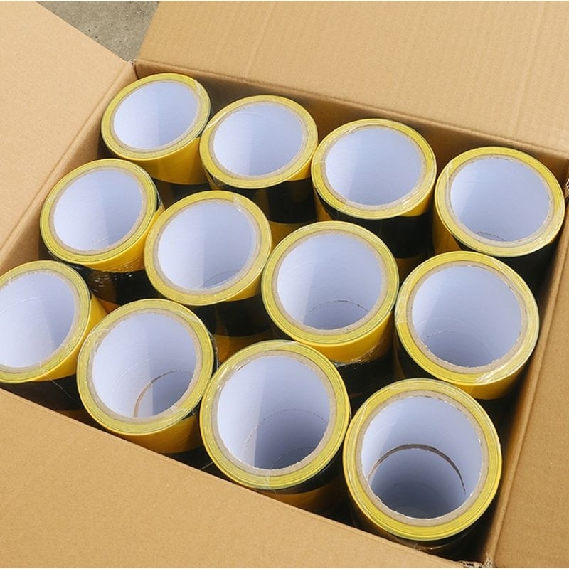 Jual Lakban Lantai 4 inch 100mm x 33m (10cm) | Lakban Vinyl PVC Floor ...