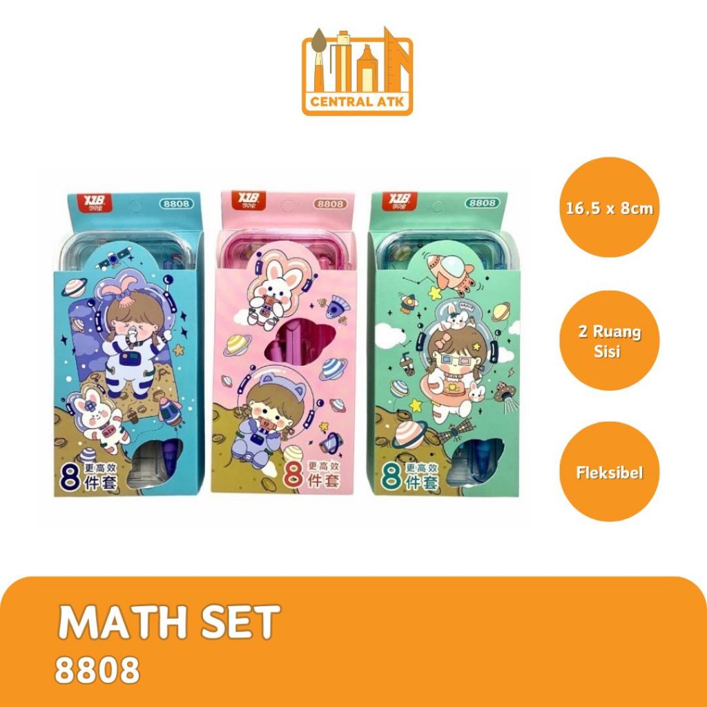 Jual MATH SET 8808 | PAKET JANGKA PENGARIS BUSUR | Shopee Indonesia