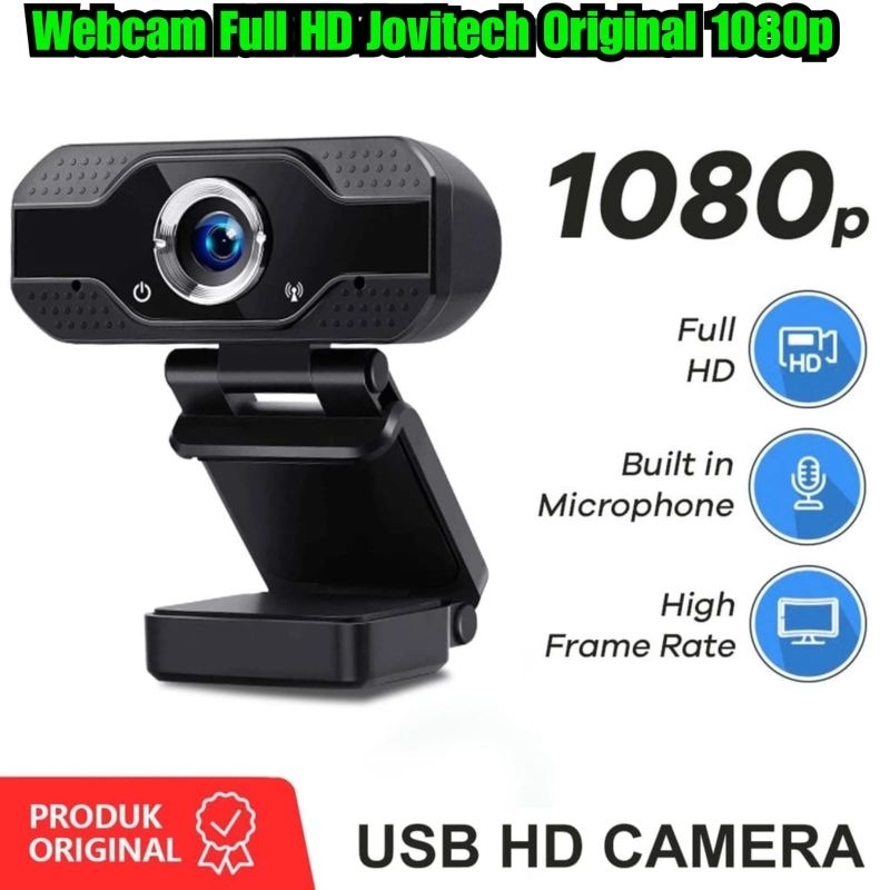 Jual Webcam full hd jovitech original 1080p kamera external PC dan ...