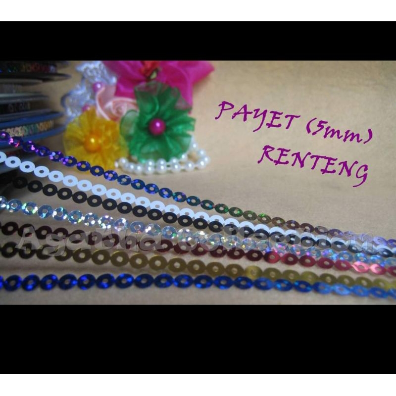 Jual Payet Rentengan Payet renteng diameter 5mm meteran | Shopee Indonesia