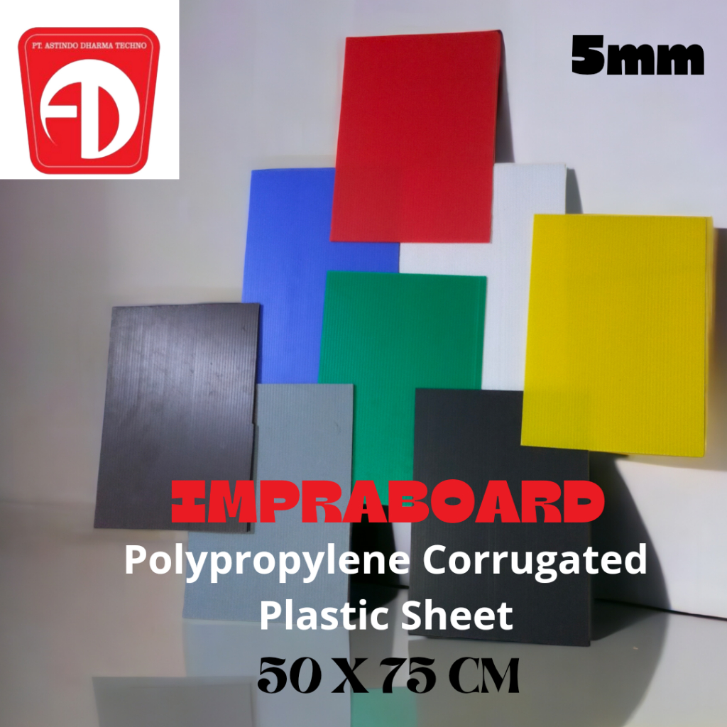 Jual Impraboard PP Board 50 X 75 CM 5mm | Shopee Indonesia