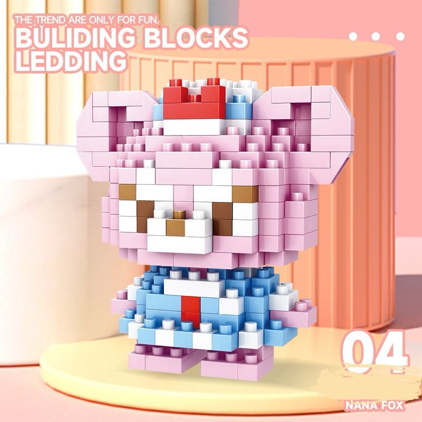 Jual [semuajual]Mainan Mini Brick Karakter / Balok Susun Mini ...