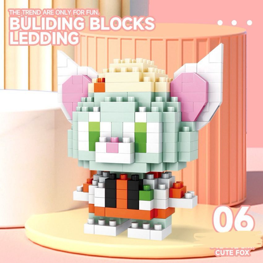 Jual [funny] Mainan Mini Brick Karakter / Balok Susun Mini / Building ...