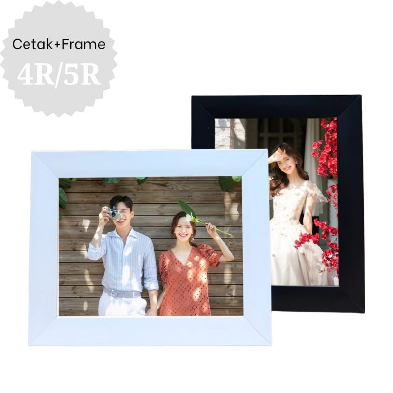 Jual Cetak Foto Dan Bingkai 4R (10x15cm) 5R (13x18cm) + Laminasi ...