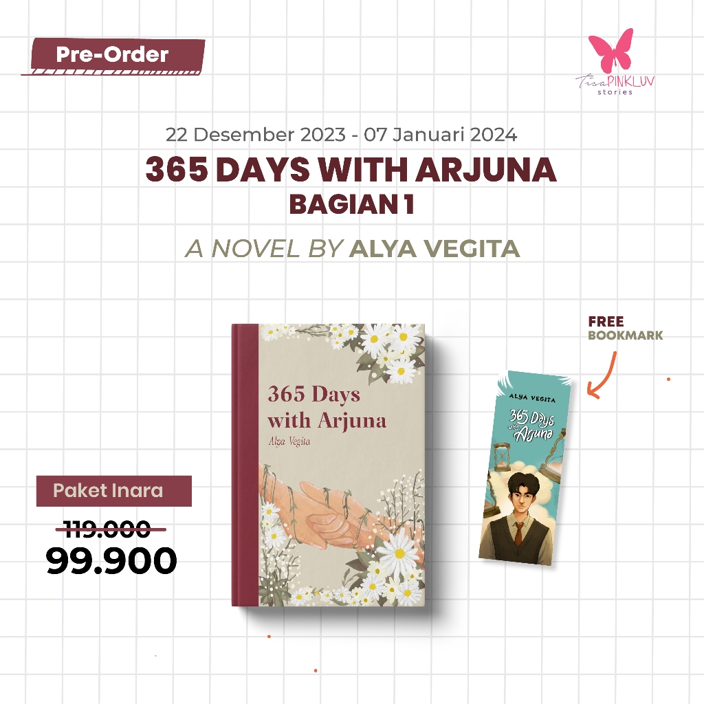 Jual NOVEL 365 DAYS WITH ARJUNA (PART 1) - ALYA VEGITA (KATAFUKA) | Shopee Indonesia