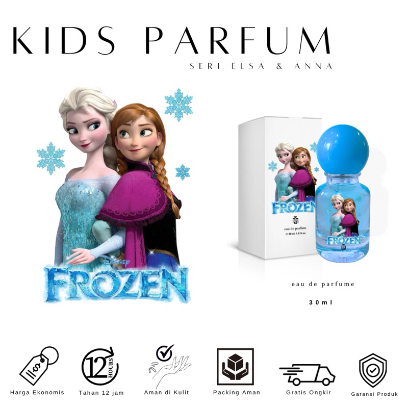 Jual Parfum Anak Disney Frozen Seri Elsa dan Anna / Body Mist Anak ...