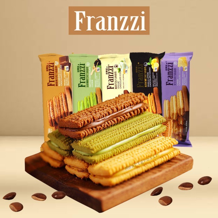 Jual READY STOCK Franzzi Cookies / Biskuit Sunssi Franzzi Rasa Matcha ...