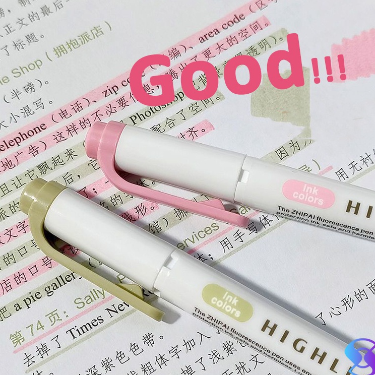 Jual Highlighter Penanda stabilo Pastel 1 Set 5Pcs 5Warna Penanda ...