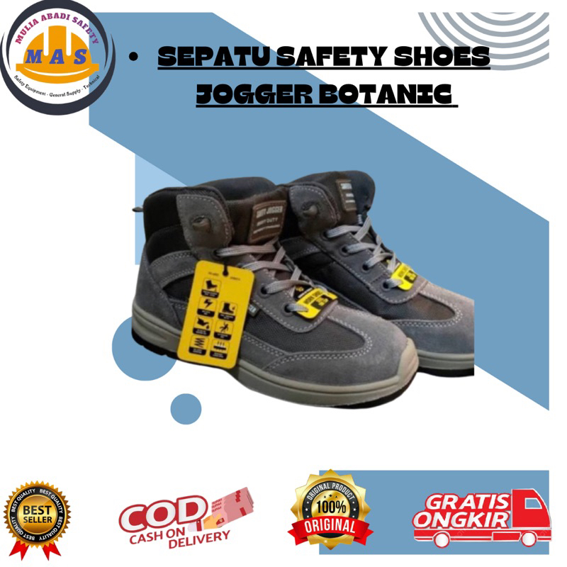 Jual Sepatu Safety SHOES JOGGER BOTANIC Original Nyaman / Sepatu Safety ...