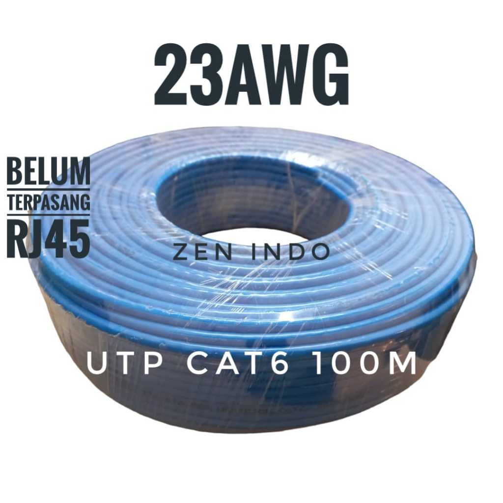 Jual Kabel Lan Indoor UTP Cat6e Cat 6e Cat6 INTERLUC 100Meter 100 M ...
