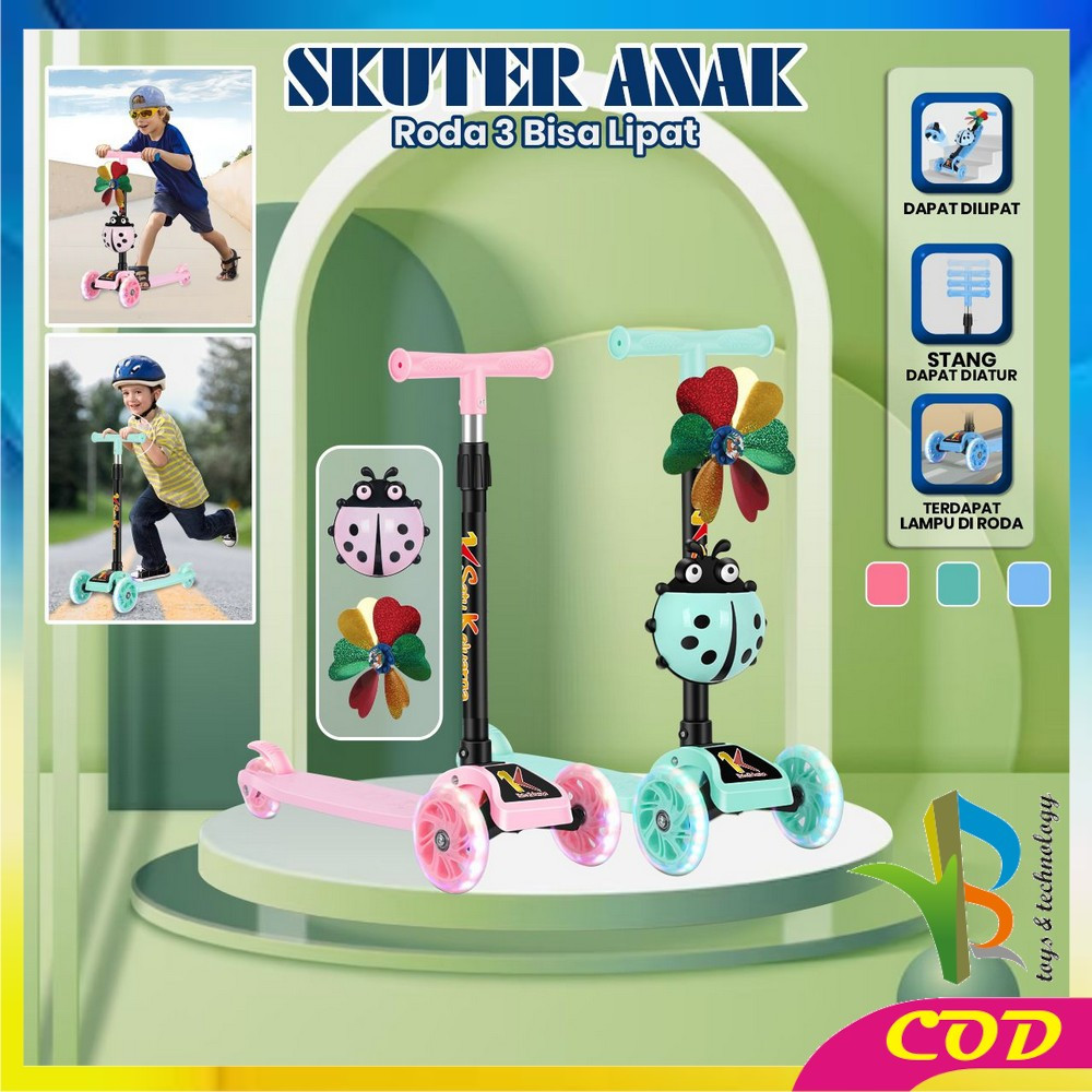 Jual RB-M95 Mainan Otopet Scooter Anak Otoped Kumbang Skuter Anak Roda ...