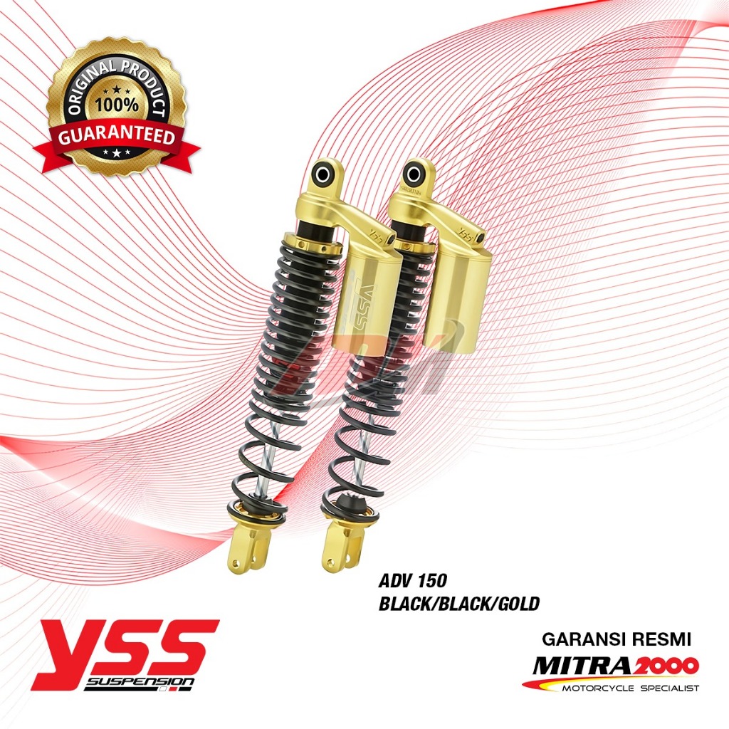 Jual YSS Twin Shock G-Series Gold Edition TC302-390T ADV 150 | Shopee ...