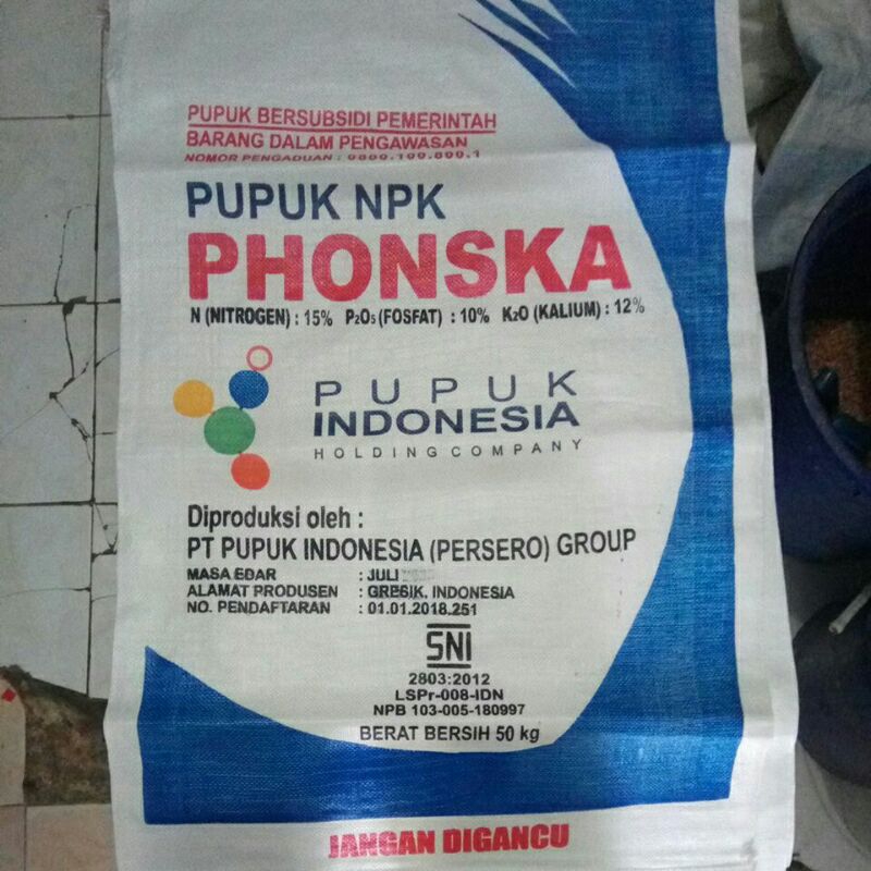 Jual karung pupuk phonska 50 kg baru 59x94 | Shopee Indonesia