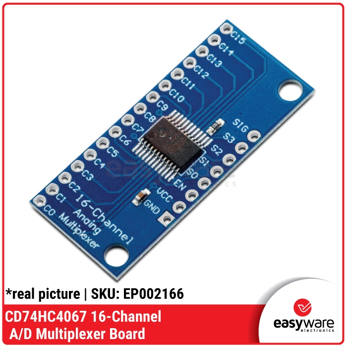 Jual CD74HC4067 16-Channel Analog Digital Multiplexer Breakout board ...