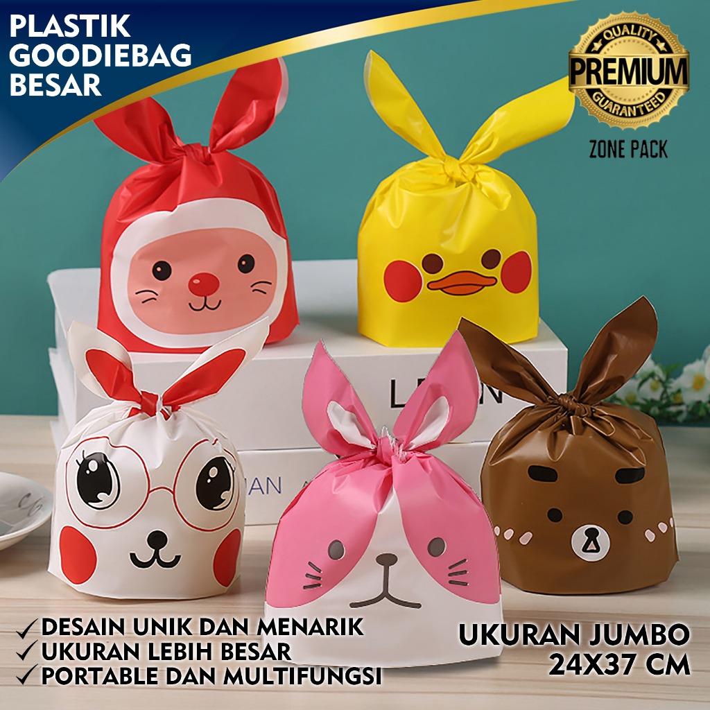 Jual [37x24 CM] Plastik GoodieBag Besar| Bingkisan Souvenir Snack ...