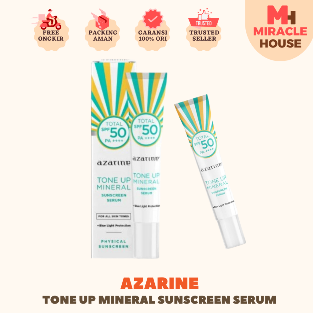 Jual Miracle House Azarine Sunscreen Acne Moisturiser SPF35 40ml azarin ...