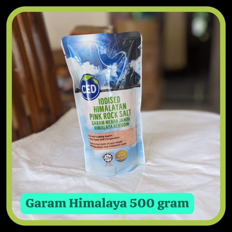 Jual CED - IODISED HIMALAYAN PINK ROCK SALT - Garam Merah Jambu ...