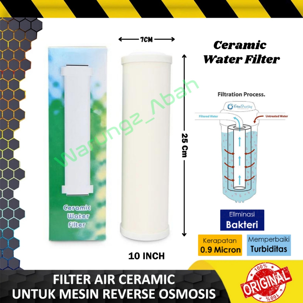 Jual REFILL ISI ULANG FILTER CERAMIC KERAMIK WATER FILTER CARTRIDGE ...