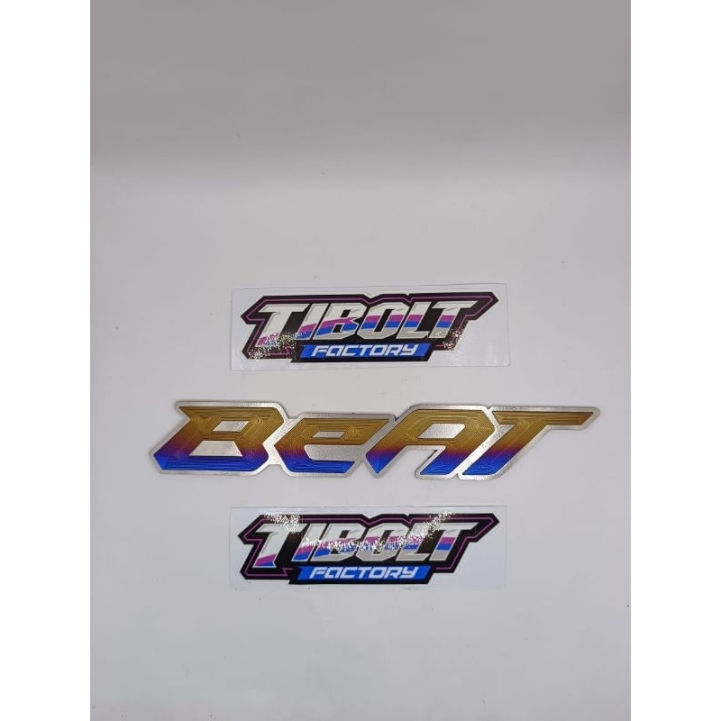 Jual Emblem Beat Original Titanium GR5 | Shopee Indonesia