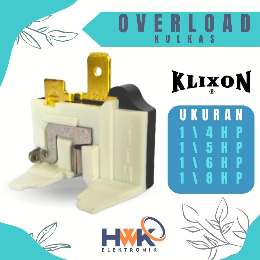 Jual OVERLOAD KULKAS SEMUA UKURAN OVERLOAD KLIXON ORIGINAL 1\4HP 1\5HP ...
