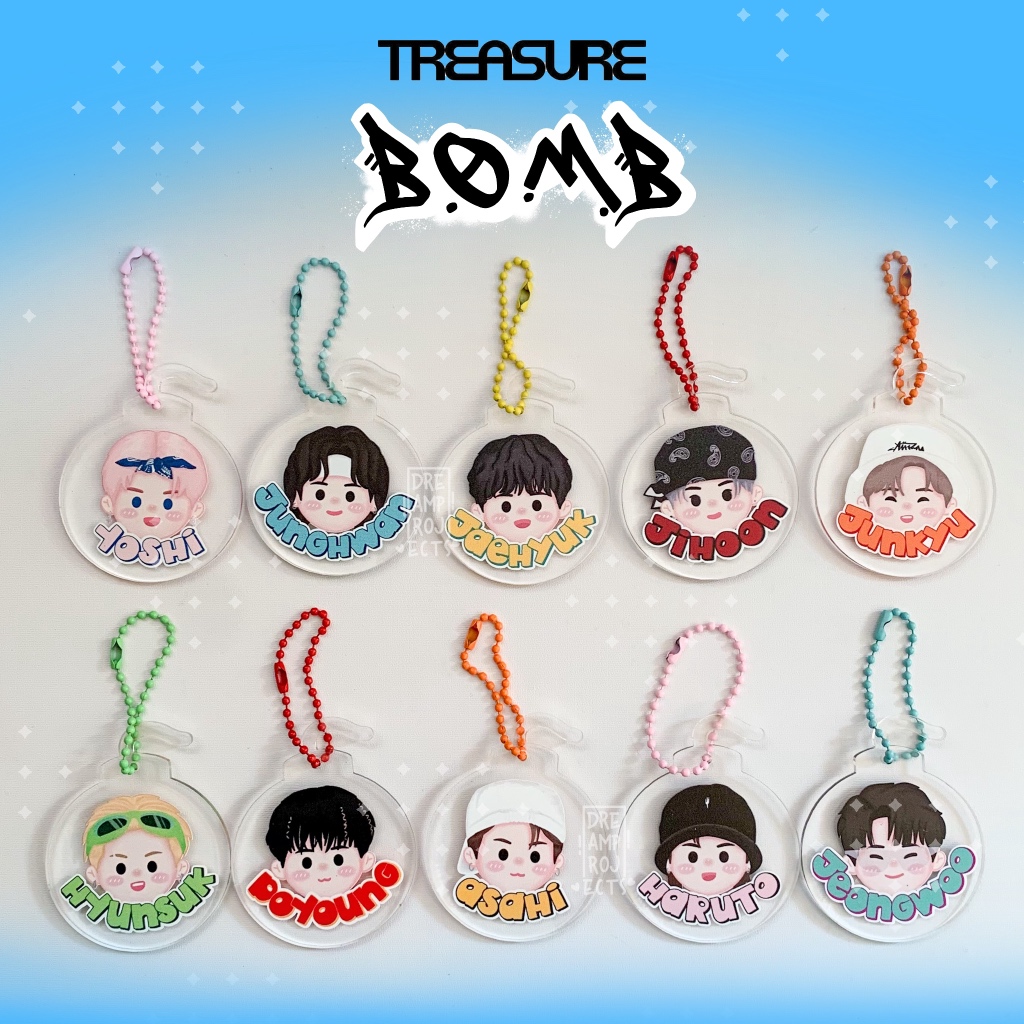 Jual Treasure Keychain Kaboom version | Hello version | Shopee Indonesia