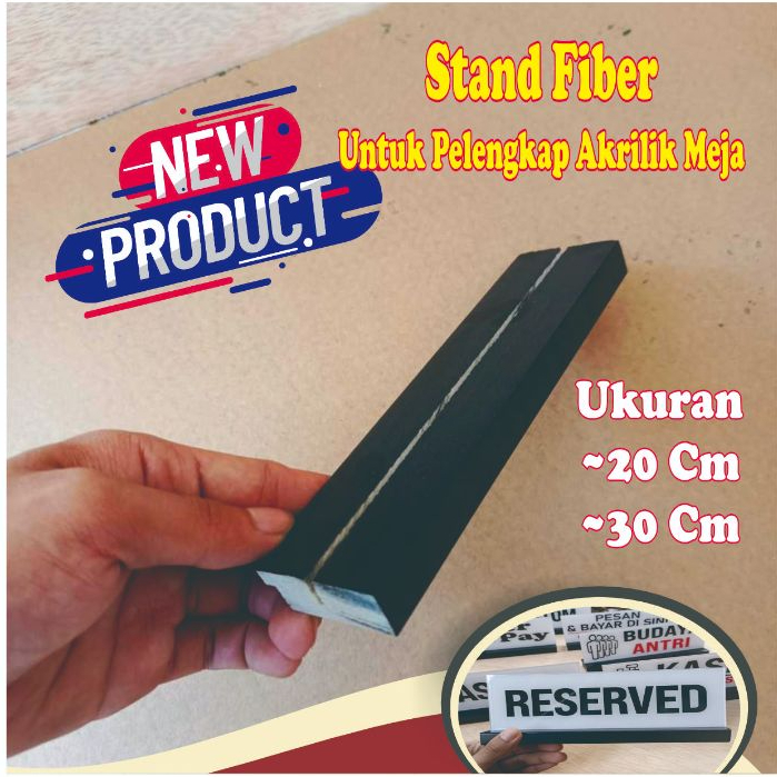 Jual Stand Fiber Untuk Pelengkap Akrilik Meja | Shopee Indonesia