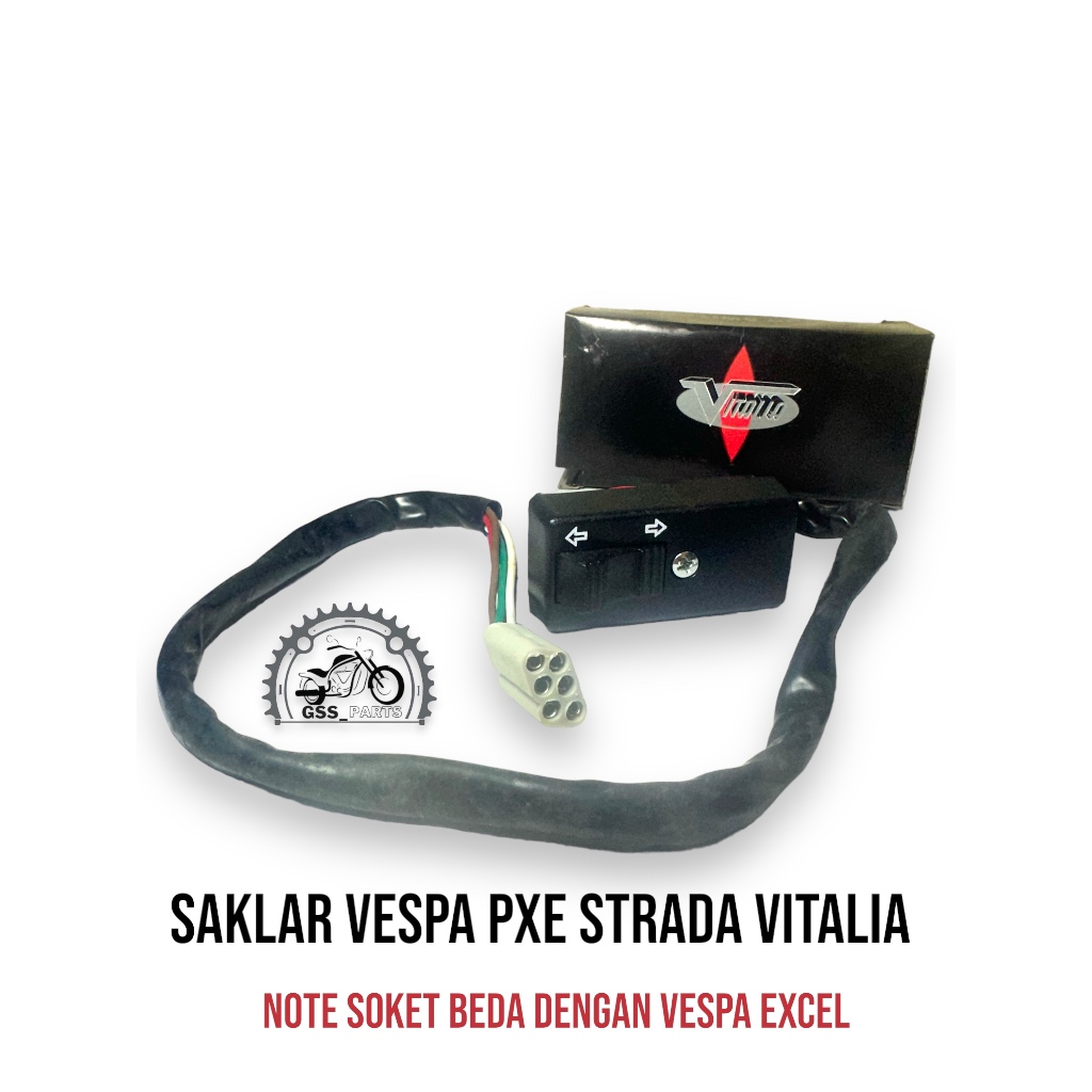 Jual SAKLAR LAMPU SEIN SEN VESPA PXE EXCLUSIVE STRADA MODIF VITALIA ...