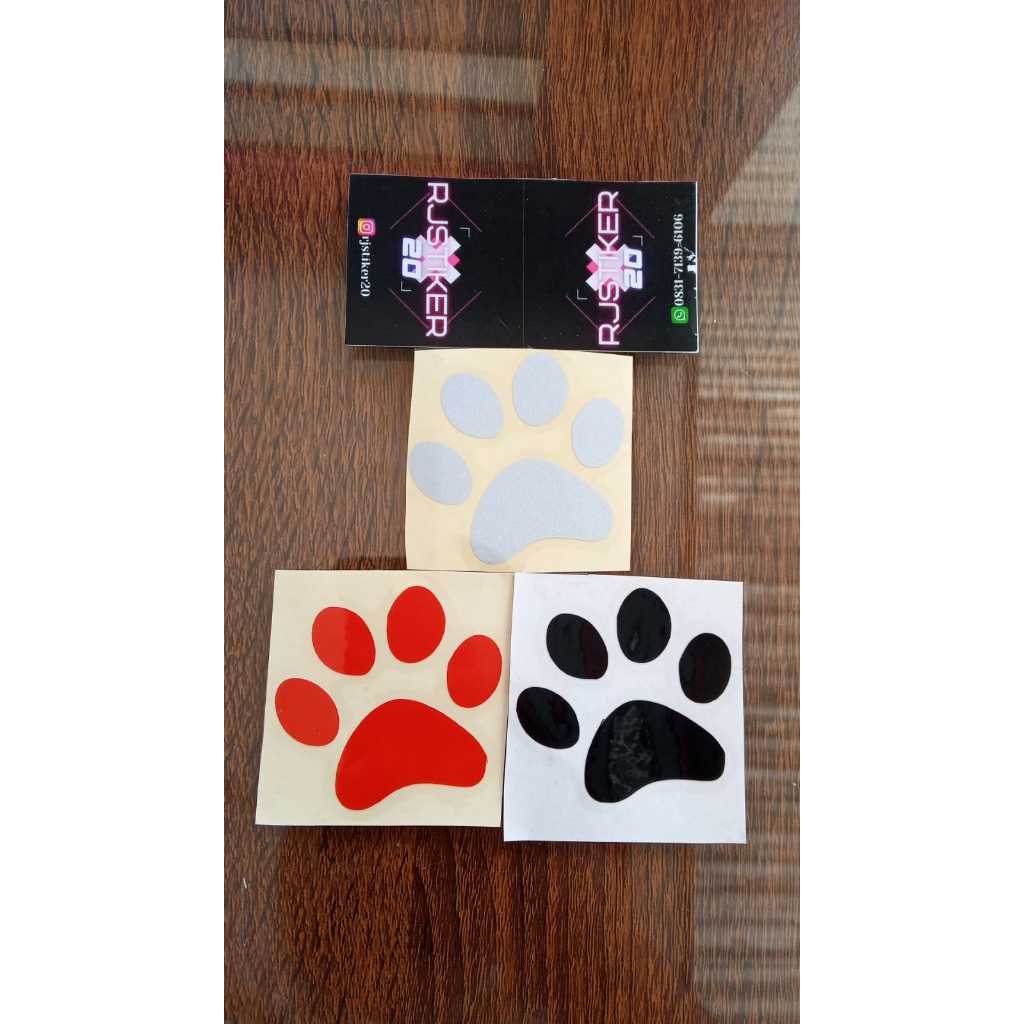 Jual stiker cutting tapak kucing | Shopee Indonesia