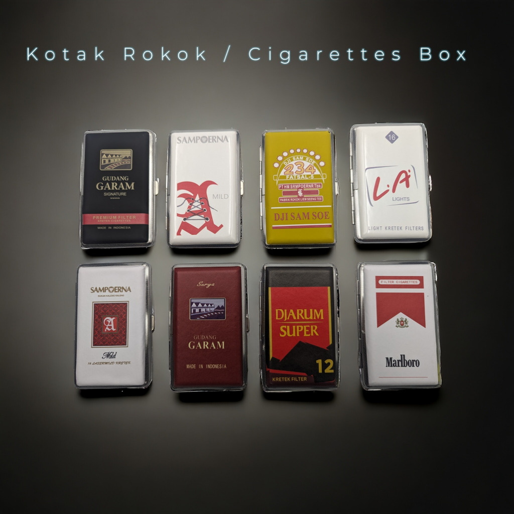 Jual Cigarettes Box Kotak Rokok/Kotak Penyimpanan Roko Rkk Rokoko Kulit ...