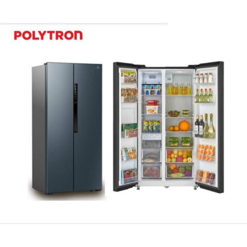 Jual POLYTRON FRIDGE SBS 436L PRS460B | Shopee Indonesia