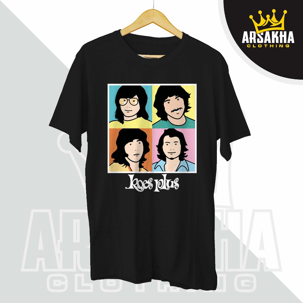 Jual Kaos Koes Plus Band Legendaris Kartun Baju Distro Katun Combed 30s ...
