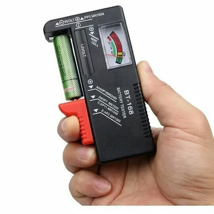 Jual Alat Test Baterai Battery AA AAA Kancing Volt Tester BT-168 BT168 ...