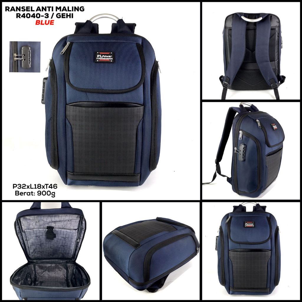 Jual TAS RANSEL LAPTOP TAS MULTIFUNGSI TAS KERJA / TRAVELBAG BAHAN ...