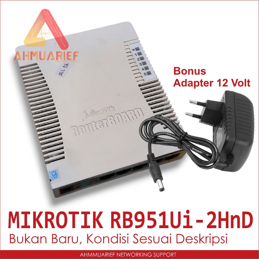 Jual MIKROTIK WIRELESS ROUTERBOARD ROUTER BOARD RB951Ui-2HnD RB951 RB ...