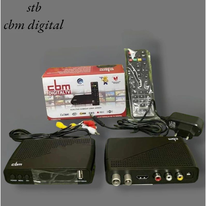 Jual STB CBM SET TOP BOX TV DIGITAL CBM 81TH DVB T2 | Shopee Indonesia