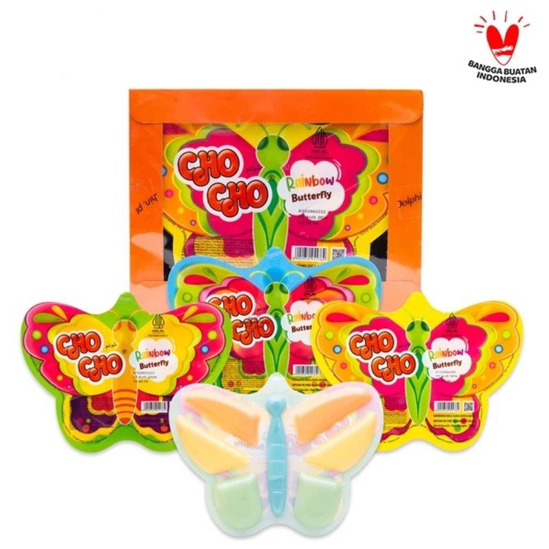 Jual Cho Cho Butterfly - Cokelat Permen 30 Gr | Shopee Indonesia