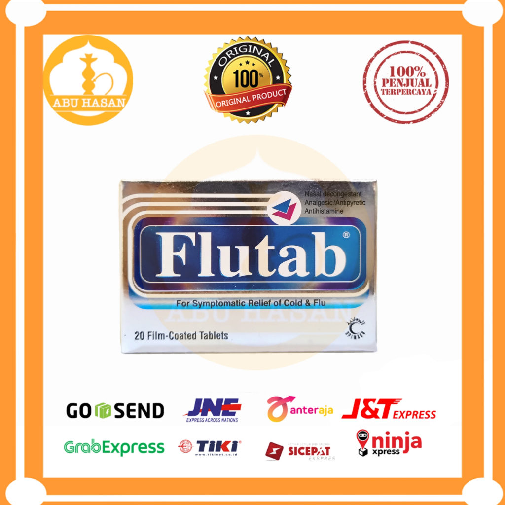 Jual Flutab Original Arab Saudi Isi 20 Tablet Obat Untuk Meredakan ...