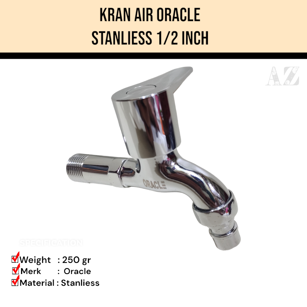 Jual kran keran Tembok Taman Besi Oracle 1/2" kran besi Real Pict ...