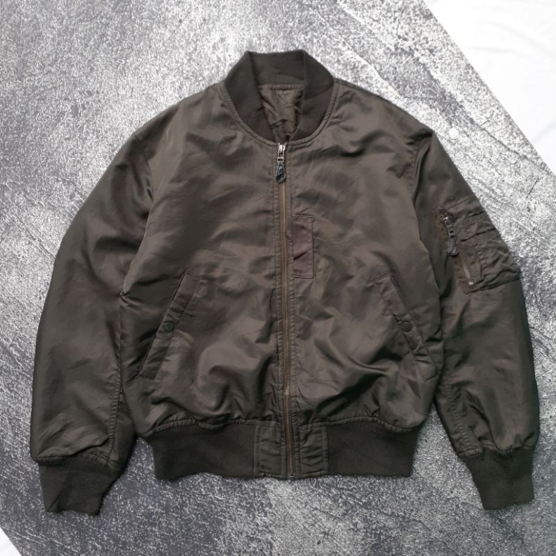 Jual JAKET BOMBER MA1 GU | Shopee Indonesia