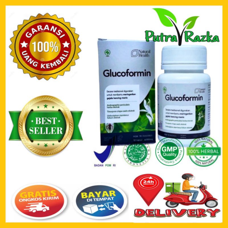 Jual Glucoformin Produk Original BPOM Resmi Obat Diabetes Kencing Manis ...